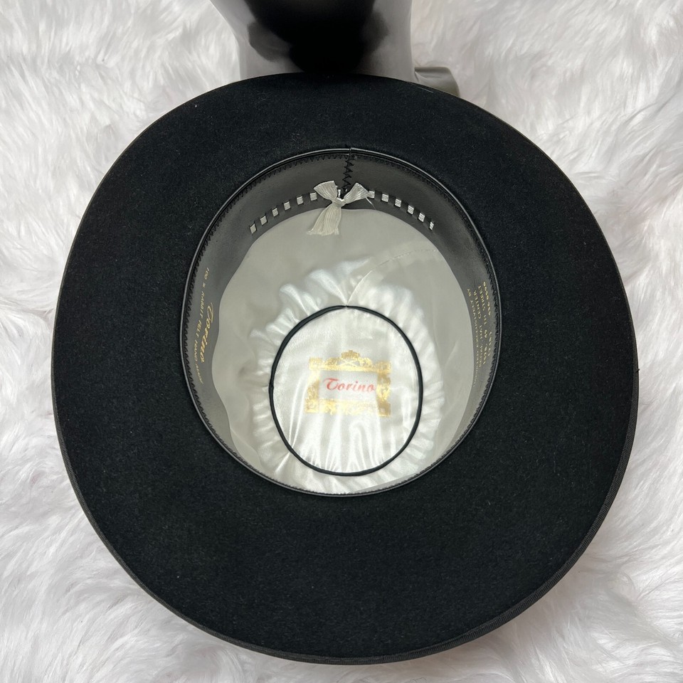 TORINO HASIDIC PLATCHIGE BIBER HAT FEDORA JEWISH CAP SIZE 53 / 238 ...