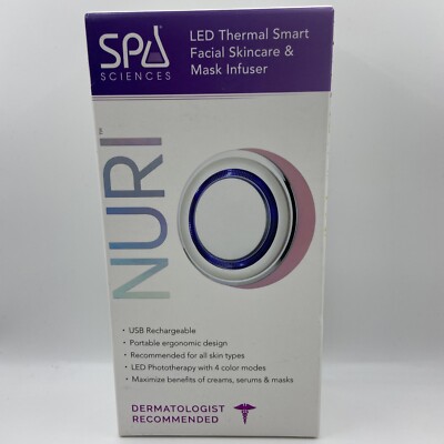Spa Sciences NURI - LED Thermal Smart Facial Skincare & Mask Infuser | eBay
