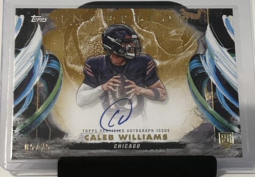 2024 Topps Inception Caleb Williams RC Autograph Variation Gold /25 On ...
