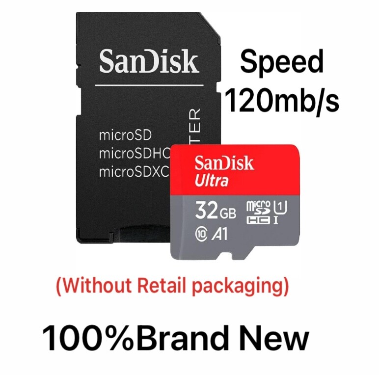 Micro SD Card 32GB 64GB 128GB 256GB 512GB TF Class 10 SDHC & SDXC ...