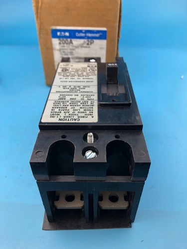 Cutler Hammer CC2200 200 Amp 2 Pole Circuit Breaker Eaton CC 240V 200A ...