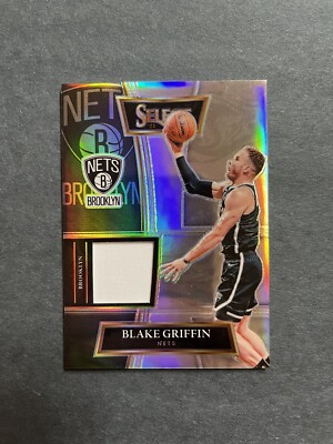 2021-22 Panini Select Blake Griffin Game Worn Patch Silver #SS-BGF Nets ...