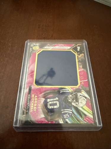 2024 Topps Inception Rookie Jumbo Relic Patch Magenta Adonai Mitchell ...