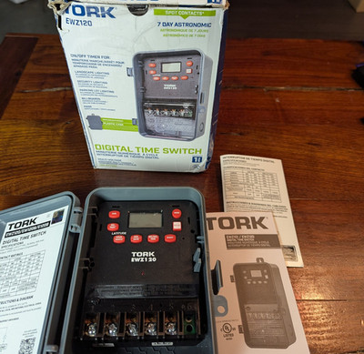 New Tork EWZ120 Multipurpose Control Astronomic Digital Time Switch ...
