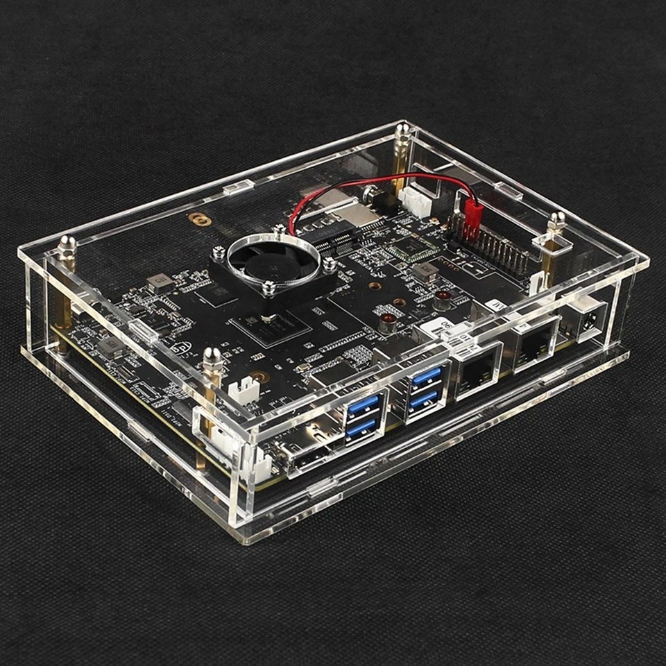 Pour Banana Pi -F3 Boîtier en Acrylique Coque Transparente Boîte de ...