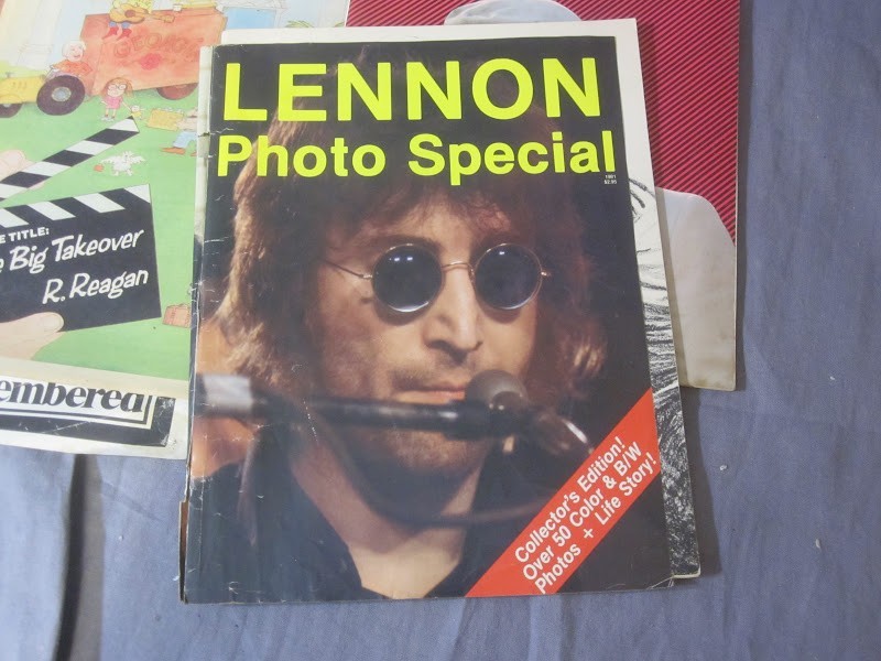 Lot of 7 Vintage John Lennon Magazines and Remembrance Photo | eBay