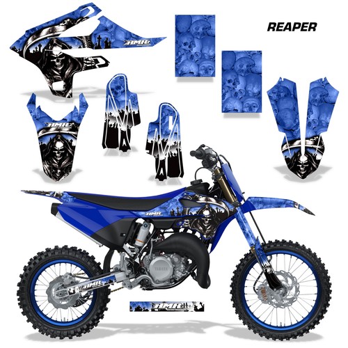 AMR Dirt Bike Decal Graphic Kit MX Wrap For Yamaha YZ85 2022-UP-Reaper ...