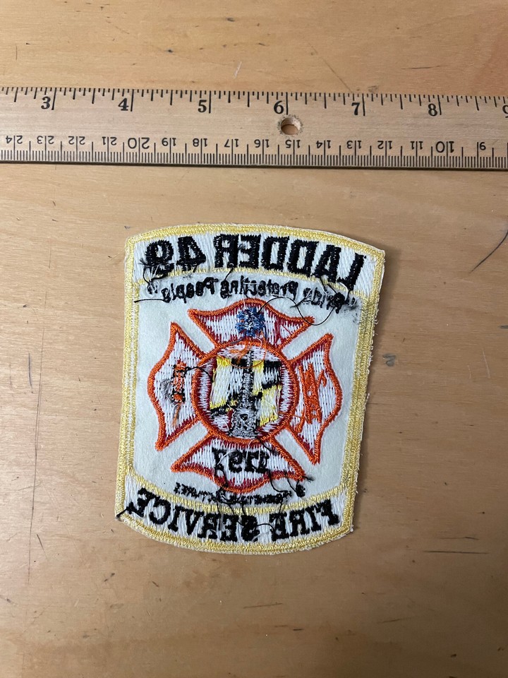 LADDER 49 Patch Baltimore City Fire Service Touchstone | eBay