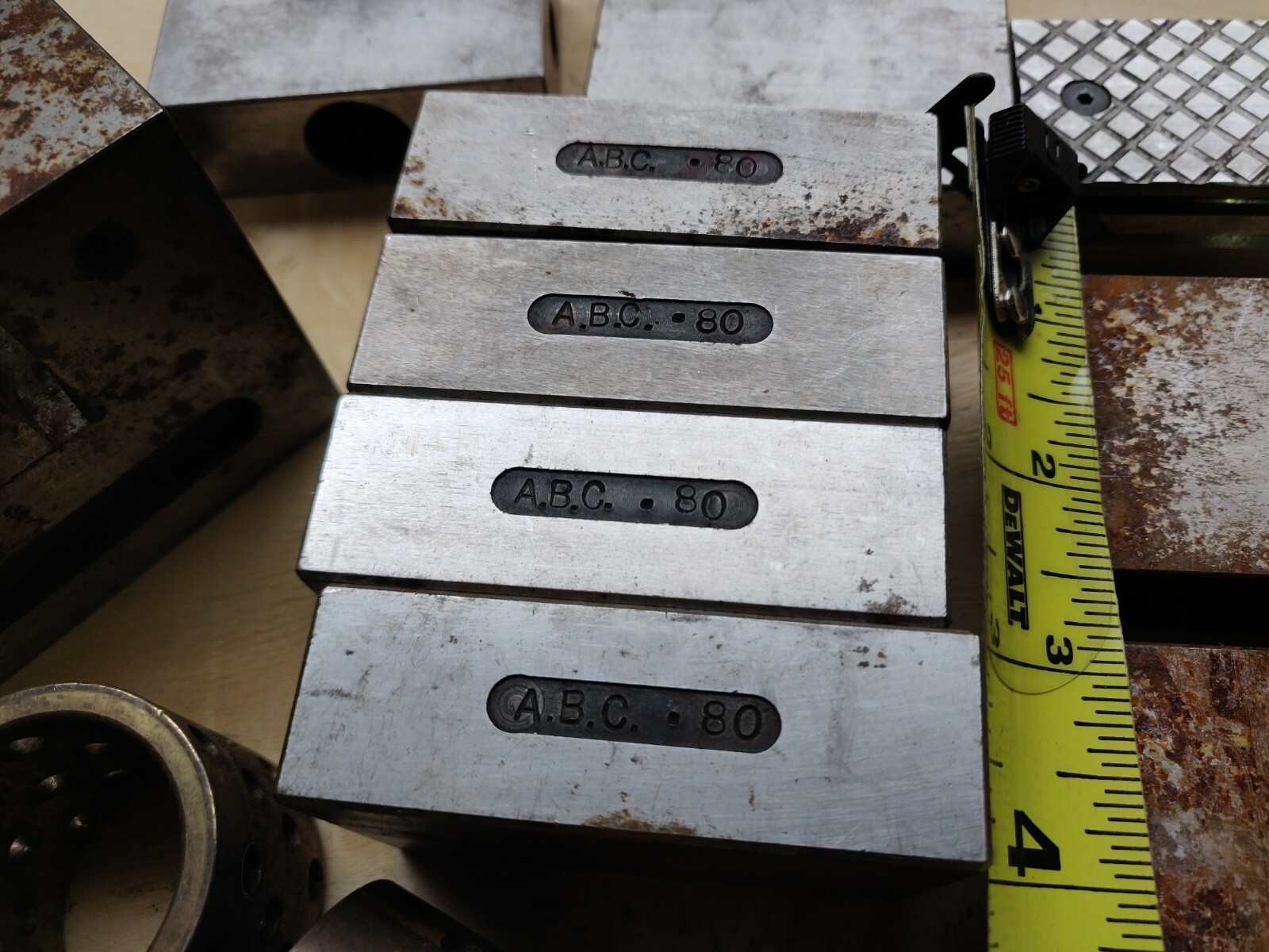 Lot Of A. Conner Machining Tools, Brass Handle Vise, 1-2-3 Blocks, Etc ...