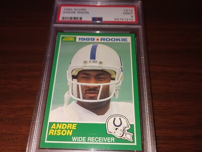 1989 Score #272 Andre Rison Rookie Card PSA 9 Falcons Colts RC | eBay