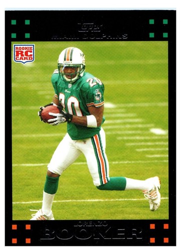 2007 Topps NFL Football #310 Lorenzo Booker Miami Dolphins RC | eBay