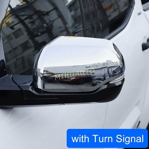 For 2022-2024 Toyota Tundra Sequoia Chrome Side Rearview Mirror Cap ...