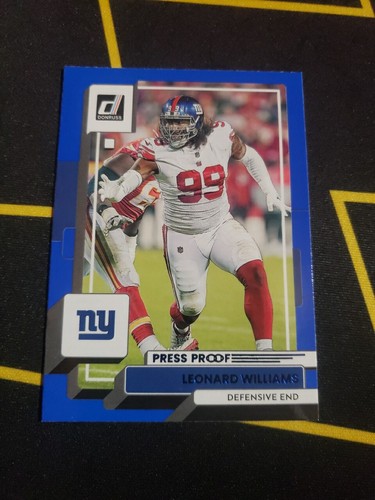 2022 Donruss Press Proof Blue #164 Leonard Williams | eBay