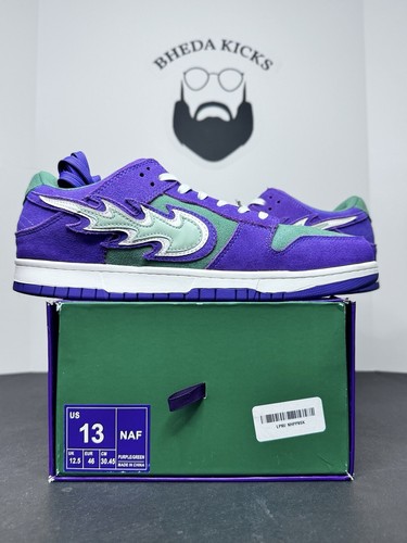 Naf World 208/420 Mens Sneakers Purple Dunk Preowned Rare Authentic ...