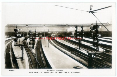 RP RAILWAY STATION Main Line Platforms WATERLOO London SE1 | eBay UK
