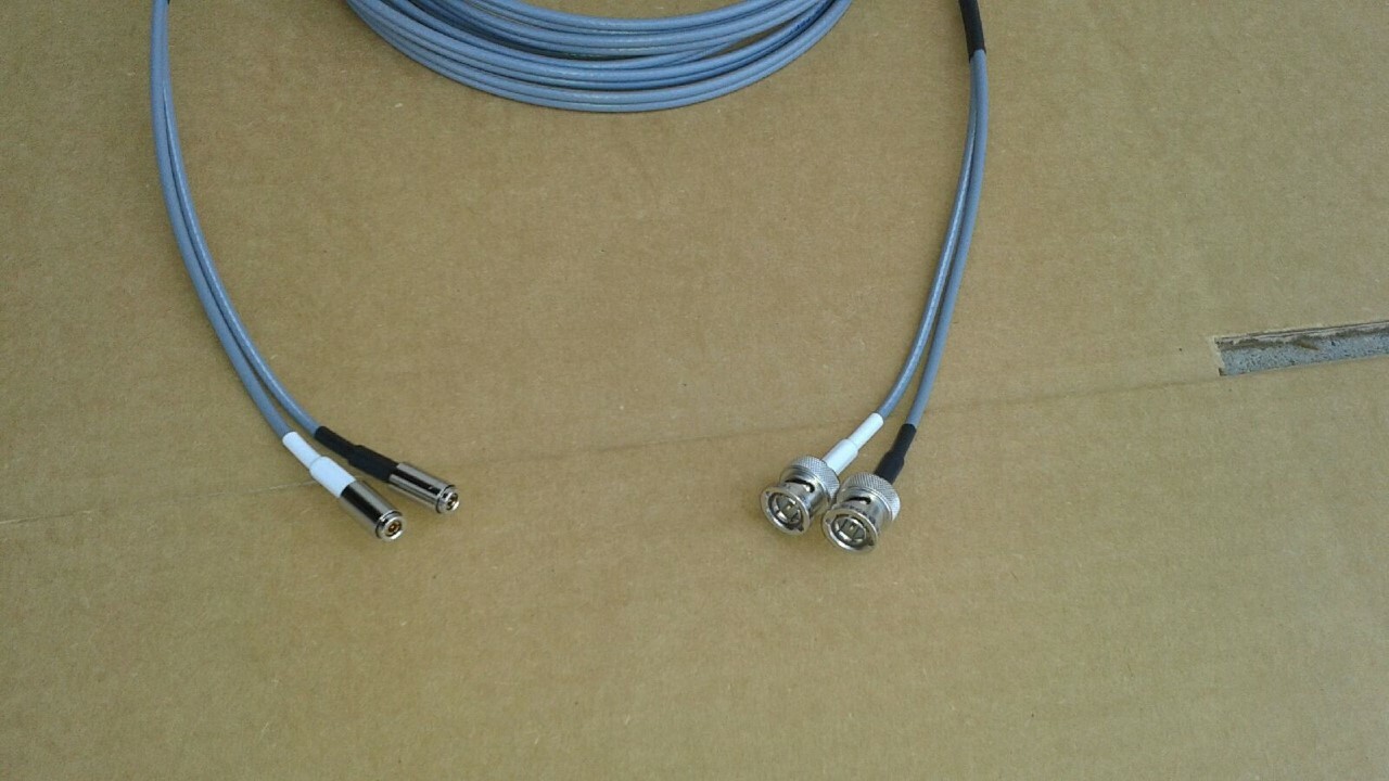 NEW CISCO 1.0/2.3 to BNC Male dual coax cable 6ft CAB-T3E3-RF-BNC-M ...