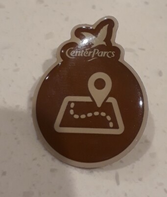 Center Parcs Activity Pin Large Badge Brown Orienteering | eBay UK