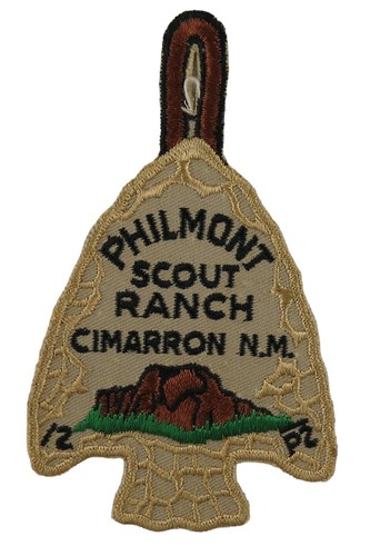 Philmont Scout Ranch Arrowhead Patch Cloth Back [QR-2097] | eBay
