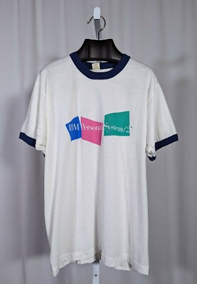 Vintage 80s IBM Personal System 2 Computer Promotional Color Block ...