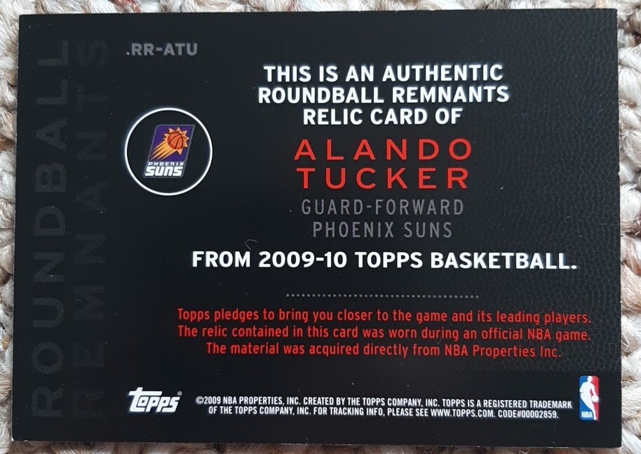 2009-10 Topps Roundball Remnants Alando Tucker #RR-ATU | eBay