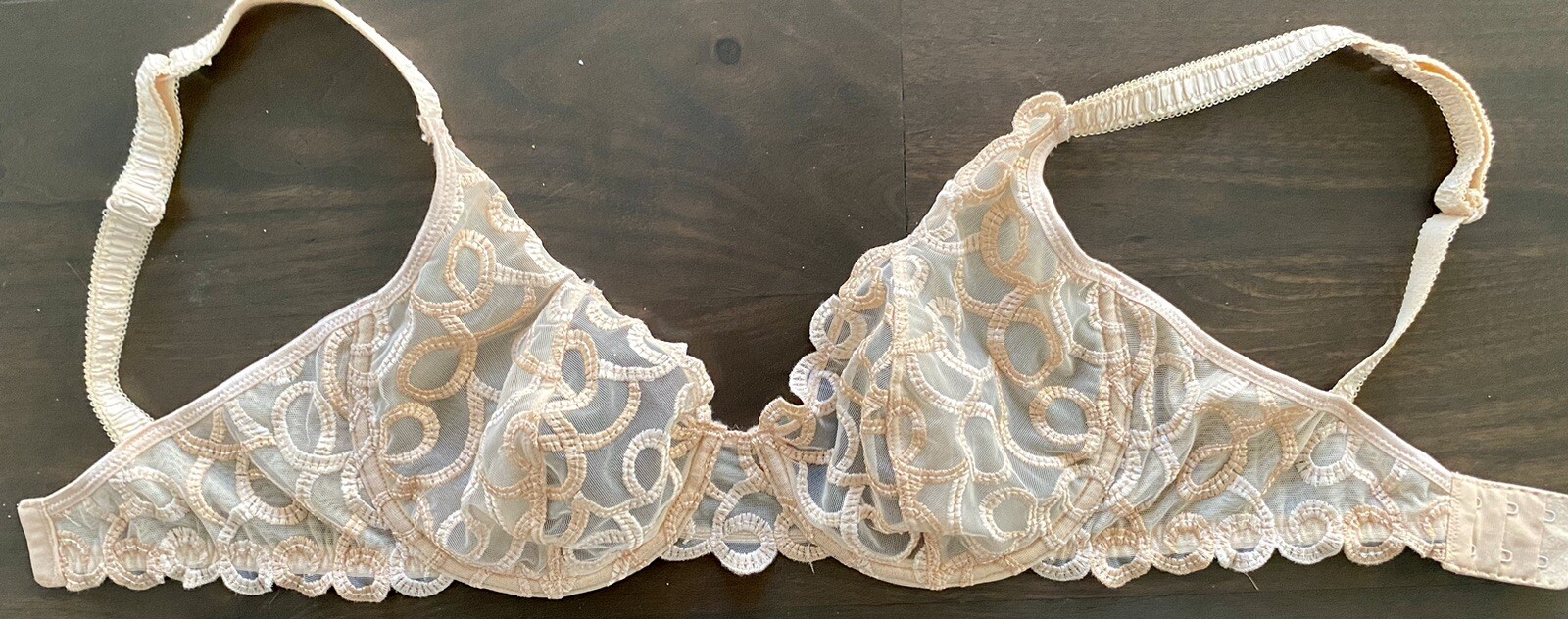 Le Mystere Rouge Collection Nude Pink Lace Bra 32DD New Never Worn | eBay