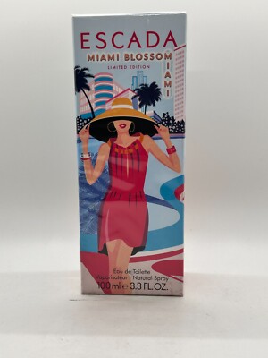 Escada Miami Blossom Limited Edition Eau De Toilette 3.3 Fl. Oz. / 100 ...
