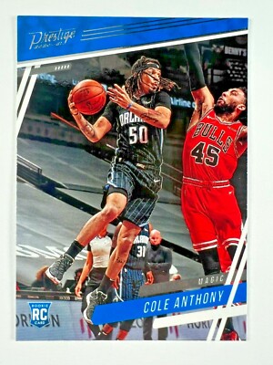 2020-21 Panini Chronicles Prestige Cole Anthony #61 Rookie Card Orlando ...