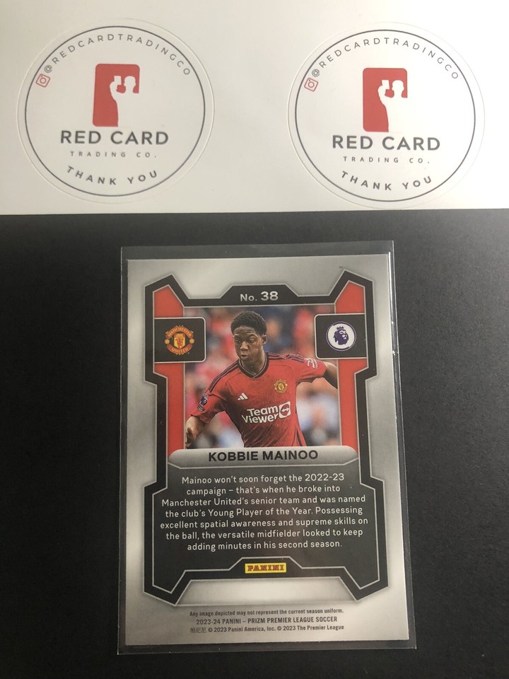 2023-2024 Kobbie Mainoo Panini Prizm Rookie Card No. 38 Color Match | eBay