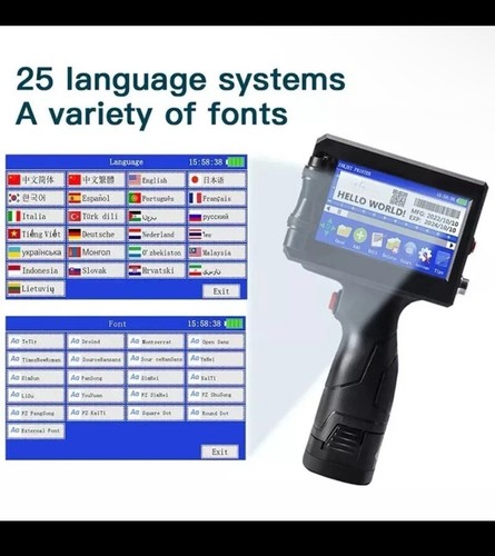 Print Peak Handheld Inkjet Printer For Multi-Surface Printing | eBay