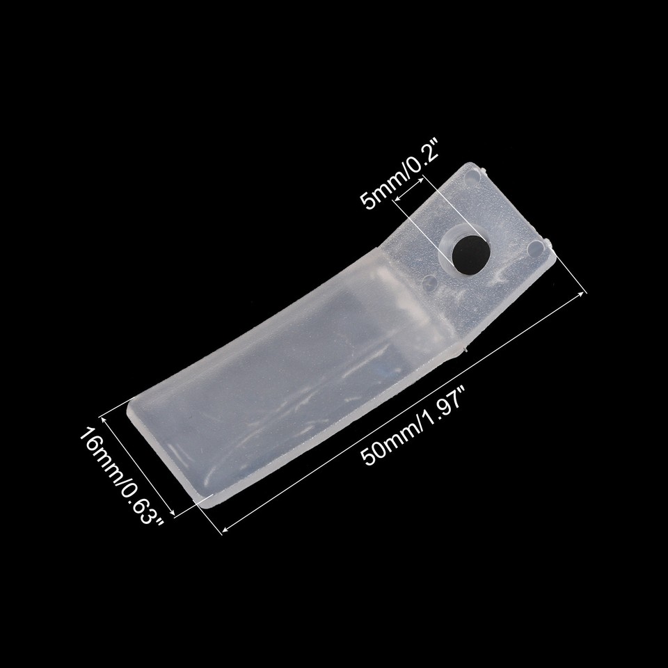 10Pcs Drawer Stops 1.97" Plastic Dresser Drawer Anti-slip Stopper with ...