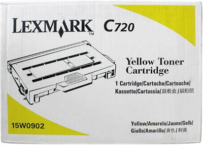 Original Lexmark Toner gelb yellow 15W0902 Optra C720 C720n C720dn OVP ...