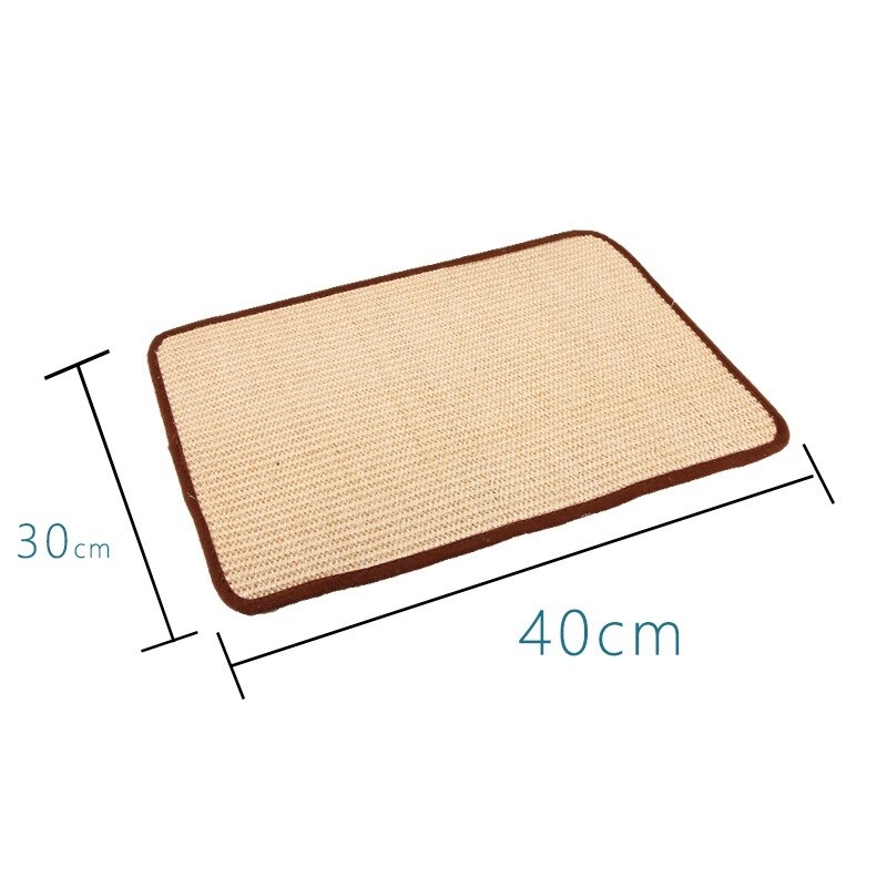 Pet Cat Scratch Board Sisal Pad Cat Grinding Claw Mat Pet Carpet Bed ...