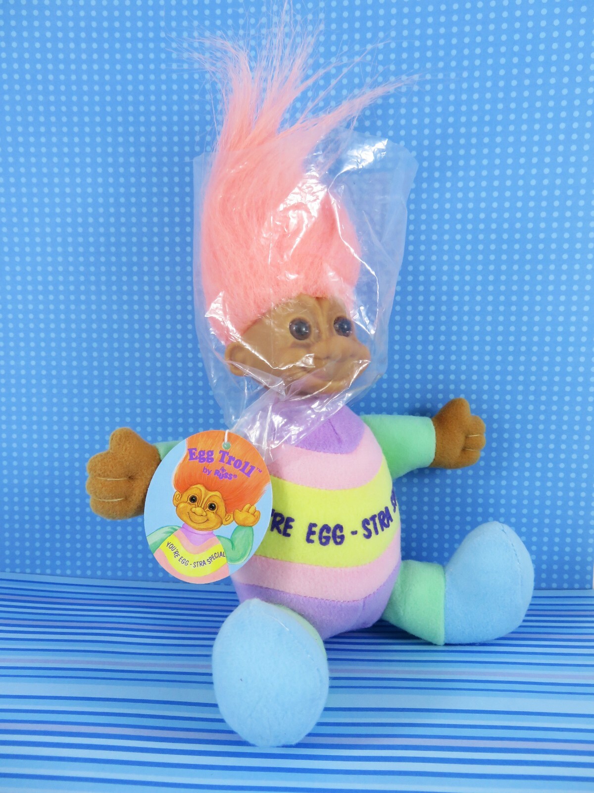 Russ Plush Easter Troll Doll You're Egg-Stra Special 2416 New Old Stock ...