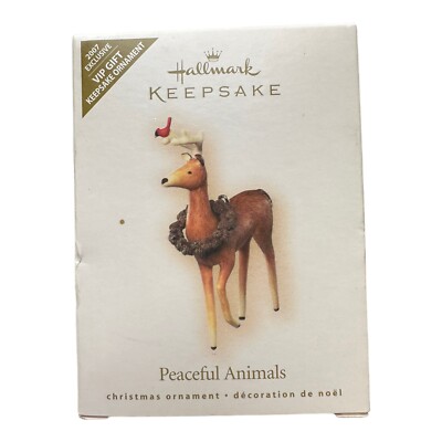 Peaceful Animals Deer Hallmark Keepsake Ornament 2007 Appreciation Gift ...
