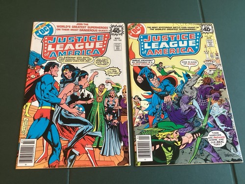 Lot: JUSTICE LEAGUE OF AMERICA #164 & #165 (DC 1979) Nice! | eBay