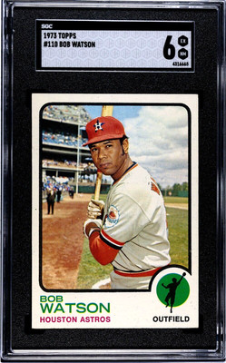 1973 Topps - #110 Bob Watson Houston Astros SGC 6 EX-NM | eBay