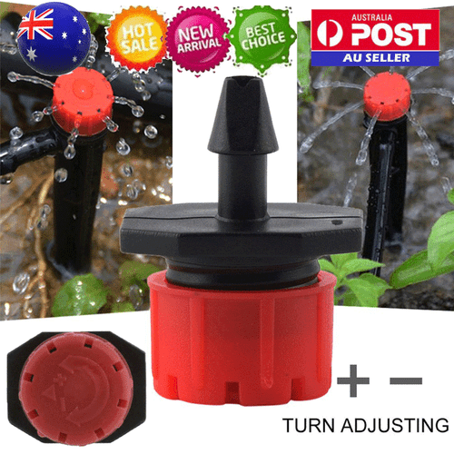 50pcs Adjustable Micro Flow Dripper Water Dropper Irrigation Misting ...