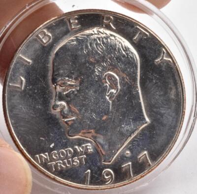 ungraded 1977D Eisenhower $1 Dollar colorized back cool coin! | eBay