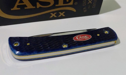 NAVY CASE XX USA RED SHIELD HUNTING POCKET KNIFE SODBUSTER SOD BUSTER ...