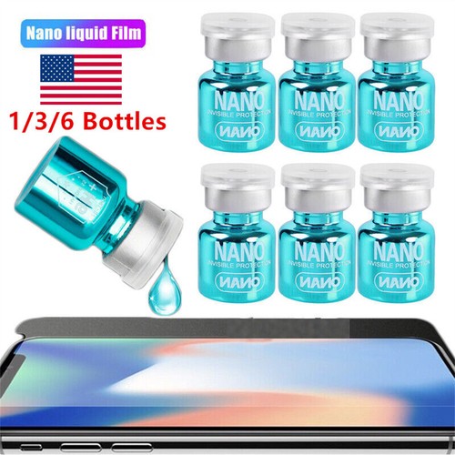 1-6 Bottles Universal NANO Liquid Glass-Screen Protector Oleophobic ...