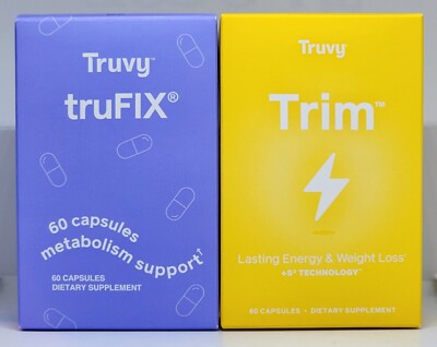 TruVision Truvy TruFix & Trim Energy and Weight Loss Combo 1 Month 30 ...