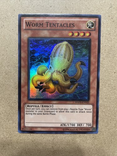 Yu-Gi-Oh! Worm Tentacles - HA03-EN023 - Super Rare Unlimited Ed | eBay