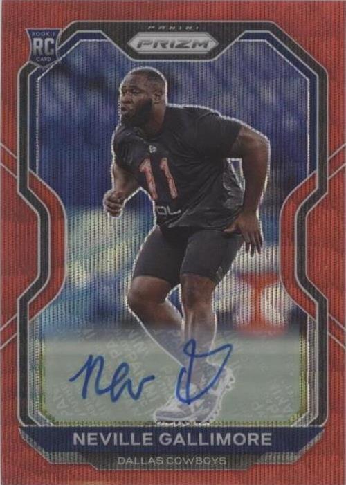 2020 Panini Prizm - Rookie Neville Gallimore #338 Red Wave Prizm ...