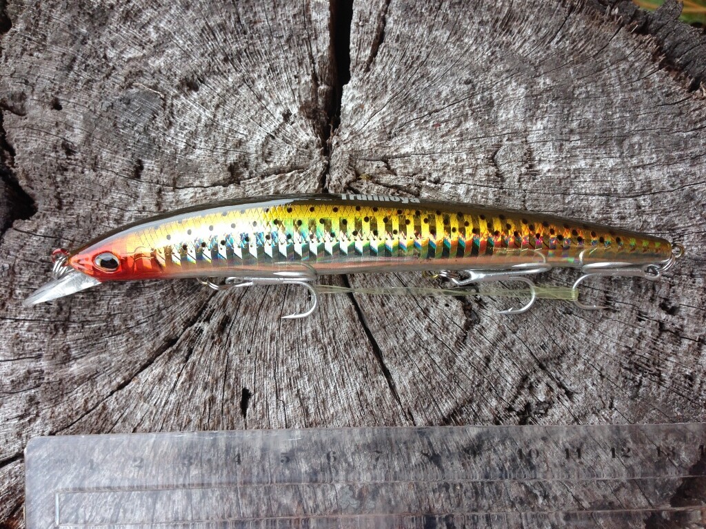 Barra Minnow 140mm Jerk Shad Fishing Lure GT Jacks Trevally Lures Free ...