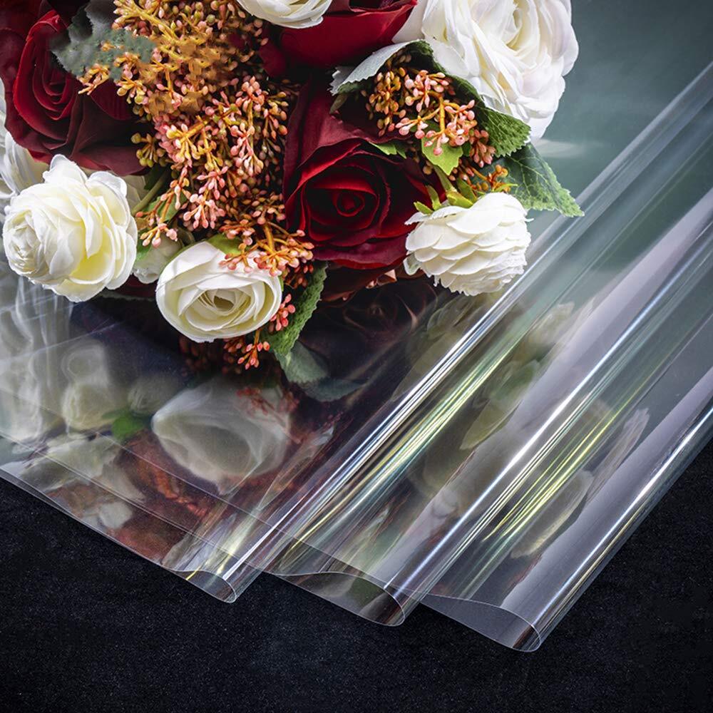 Clear Cellophane Wrap Roll 33''x115Ft 3 Mil Thick Clear Cellophane ...