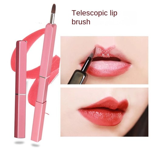 Retractable Professional Lip Brush Portable Lipstick Brush Lips Beauty ...