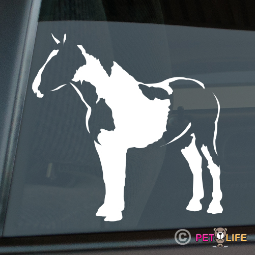 Draft Horse Sticker Die Cut Vinyl Draught Dray | eBay