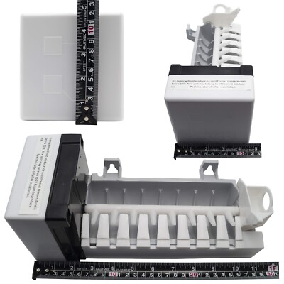Whirlpool Icemaker Replacement OEM Ice Maker For Whirlpool ED2VHEXVQ01 ...
