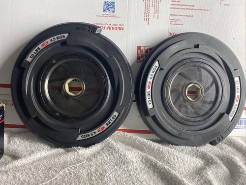 Set of 2 Bowflex Revolution 10lb Spiraflex Weight Plates 20lb Total ...