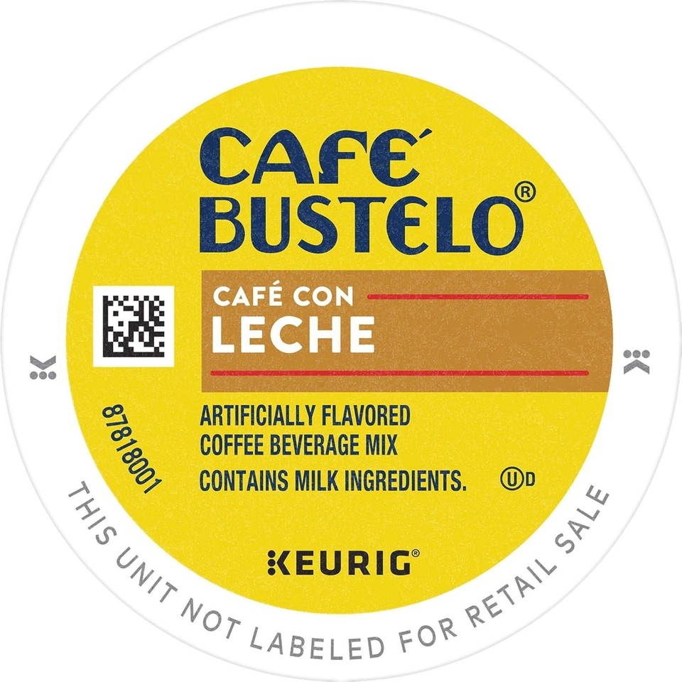 Cafe Bustelo Sweet & Creamy Cafe con Leche Coffee Keurig K-Cup 96ct old ...